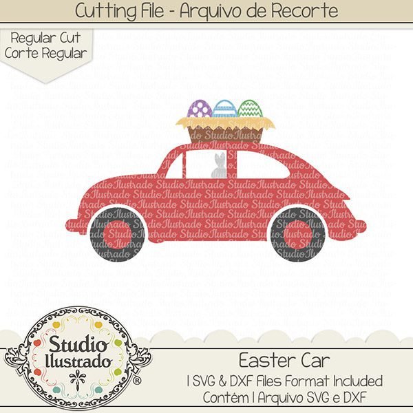 Easter Car - Studio Ilustrado