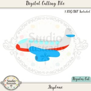 Airplane - Corte Regular - Recorte | Studio Ilustrado