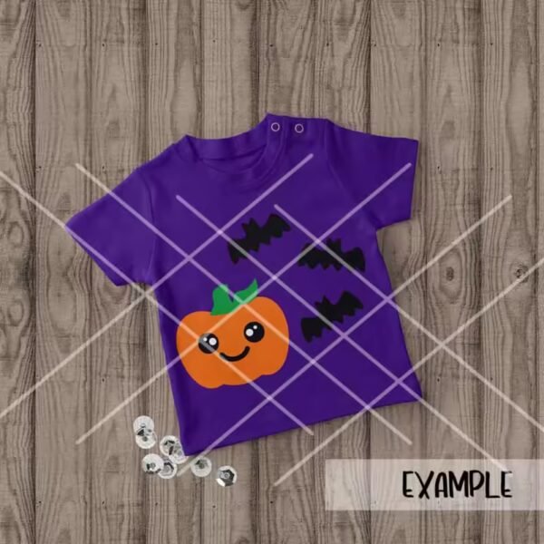 Halloween Pumpkin and Bats - Corte Regular - Recorte | Studi