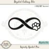 Infinity Symbol Paw - Corte Regular - Recorte | Studio Ilust