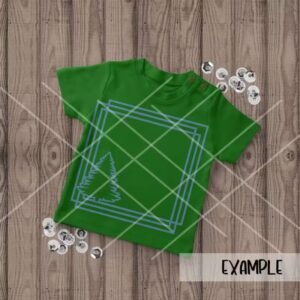 Pine Tree Square Frame - Corte Regular - Recorte | Studio Il