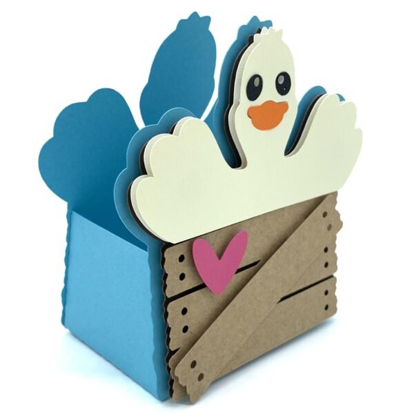 Duck in the Box - 3D - Arquivos de Recorte | Studio Ilustrad