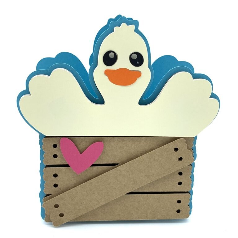 Duck in the Box - 3D - Arquivos de Recorte | Studio Ilustrad