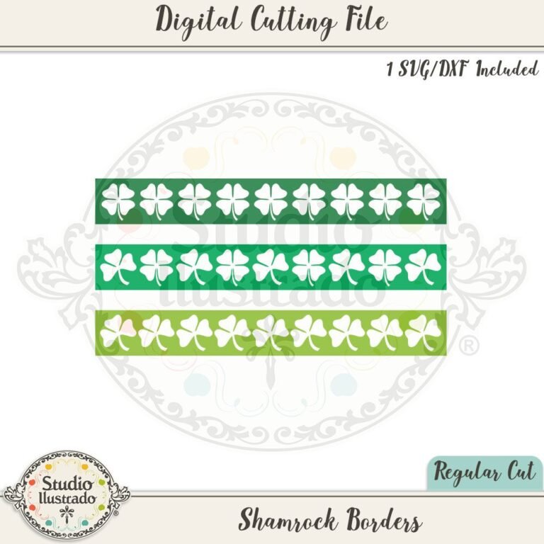 Shamrock Borders - Corte Regular - Recorte | Studio Ilustrad