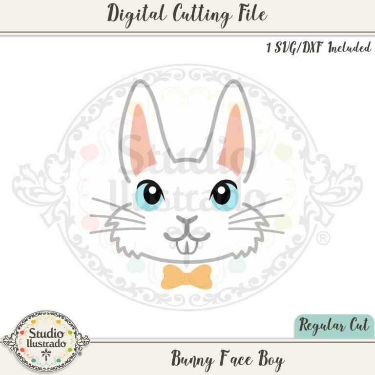 Bunny Face Boy - Corte Regular - Recorte | Studio Ilustrado