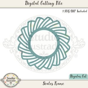 Scales Frame - Corte Regular - Recorte | Studio Ilustrado