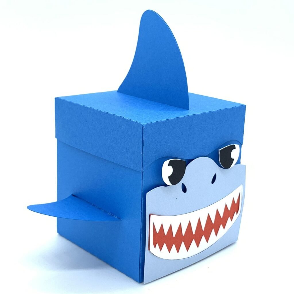 Shark Box - 3D - Arquivos de Recorte | Studio Ilustrado
