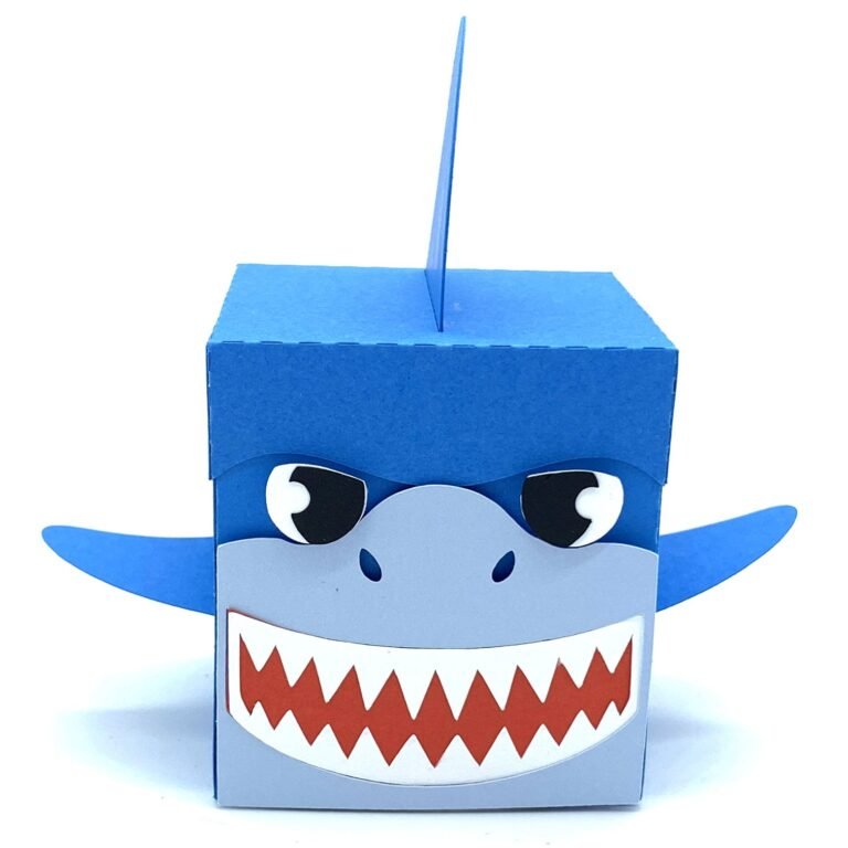 Shark Box - 3D - Arquivos de Recorte | Studio Ilustrado