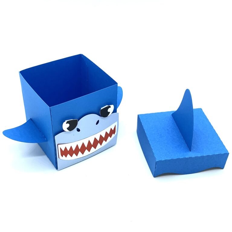Shark Box - 3D - Arquivos de Recorte | Studio Ilustrado
