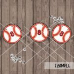 Baseball Banner with Numbers – Studio Ilustrado
