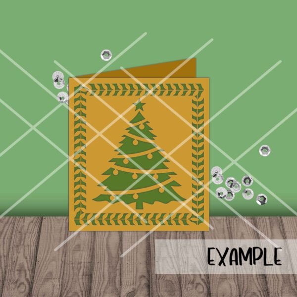 Christmas Pine Tree Card - Corte Regular - Recorte | Studio