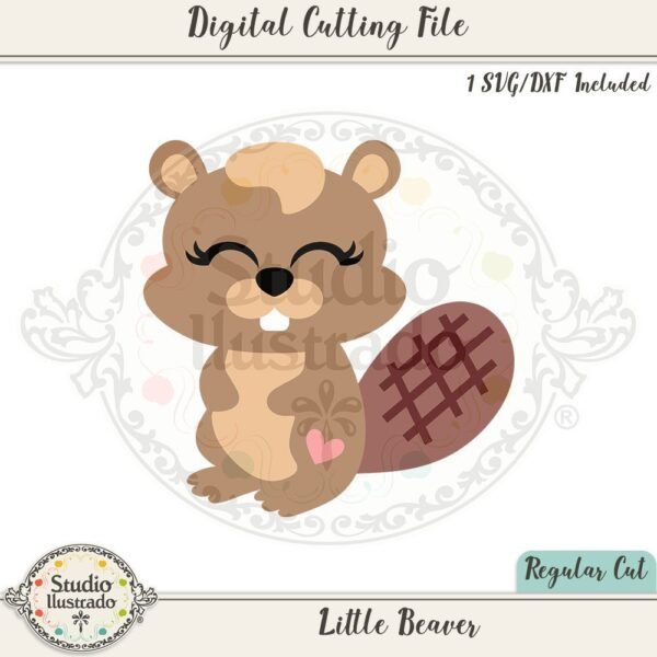 Little Beaver - Corte Regular - Recorte | Studio Ilustrado