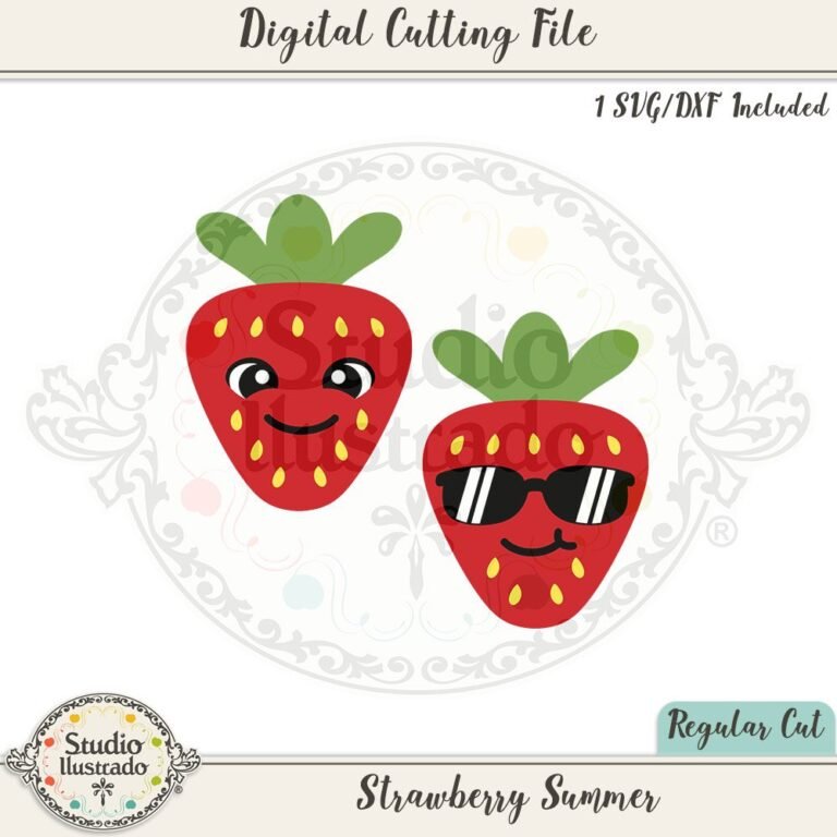 Strawberry Summer - Corte Regular - Recorte | Studio Ilustra