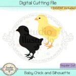 Baby Chick and Silhouette – Studio Ilustrado