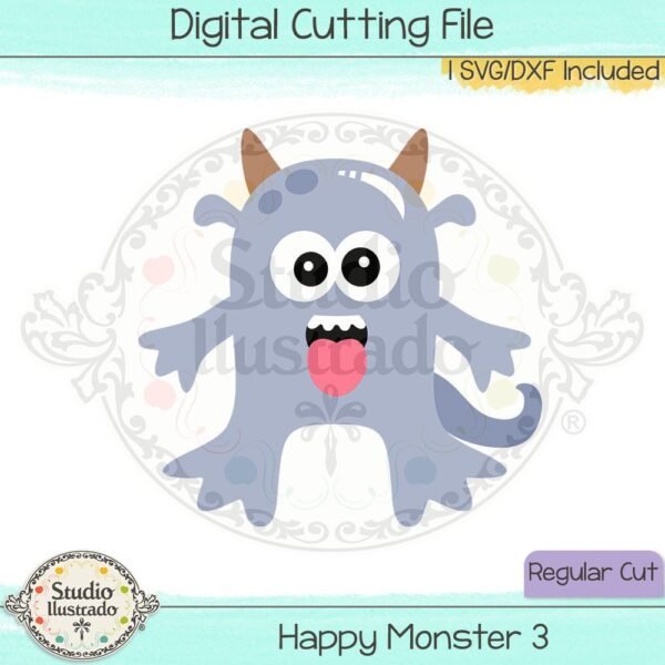 Happy Monster 3 - Studio Ilustrado